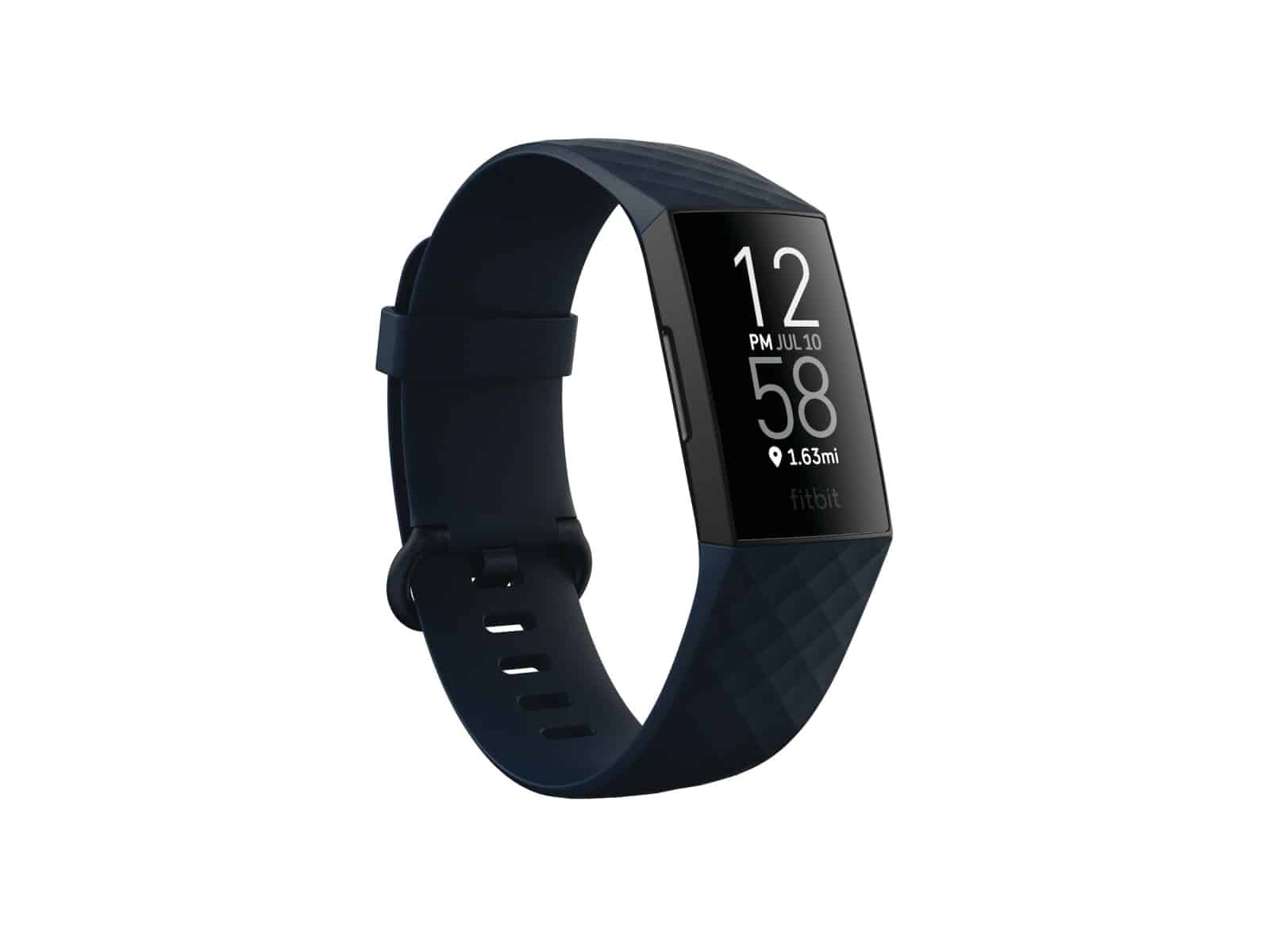Hier is de Fitbit Charge 4 in Storm Blue samen met het SE-model ...